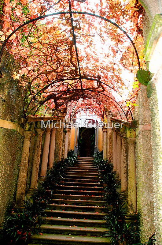"Arbor path on Isola Bella, Lago Maggiore, Italy" by Michael Brewer ...