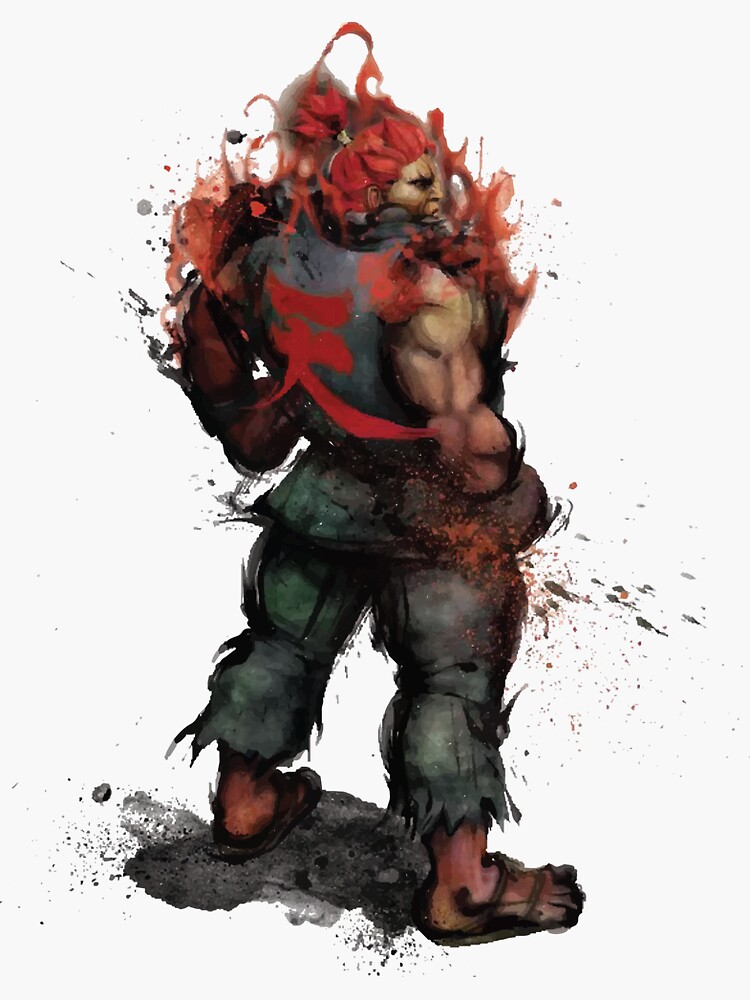 "akuma" Sticker for Sale by amazingspytee | Redbubble
