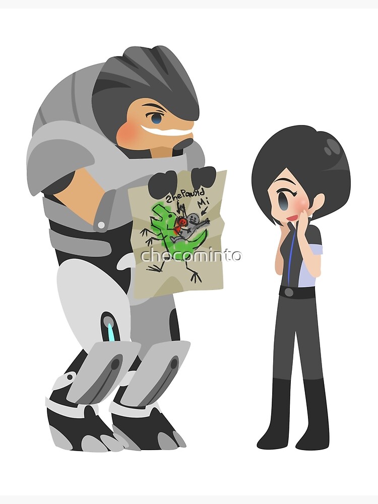 "Mass Effect - Grunt and Shepard [Commission]" Photographic Print by ...