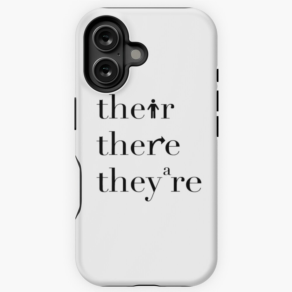 "Their There They're Grammar Police" Poster for Sale by oliviaossege ...