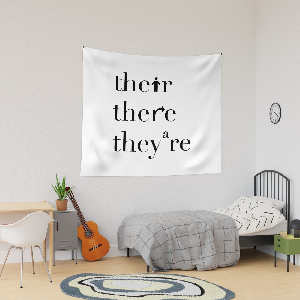 "Their There They're Grammar Police" Poster for Sale by oliviaossege ...