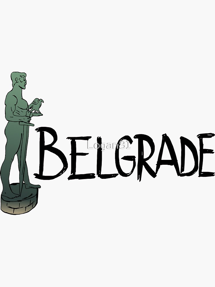 "Belgrade" Sticker by Logan81 | Redbubble