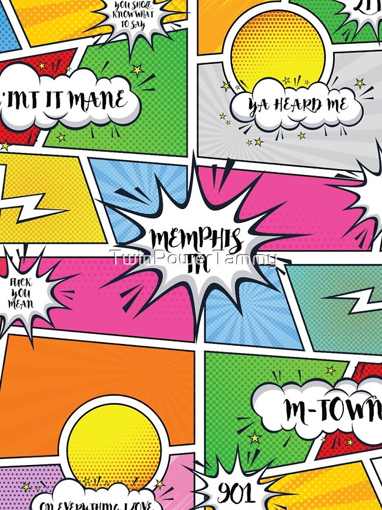 "Memphis Slang" iPhone Case for Sale by TwinPowerTammy | Redbubble