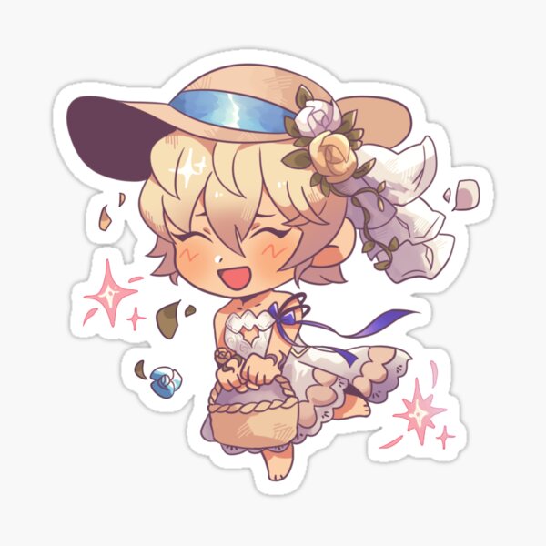 "[GBF] Summer Europa" Sticker for Sale by qroken | Redbubble