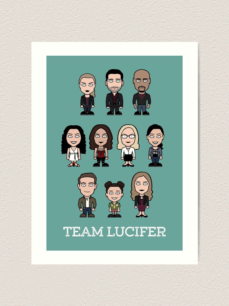 "Team Lucifer" Art Print for Sale by redscharlach | Redbubble