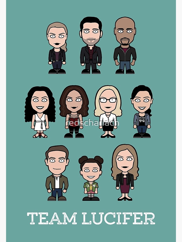 "Team Lucifer" Art Print for Sale by redscharlach | Redbubble