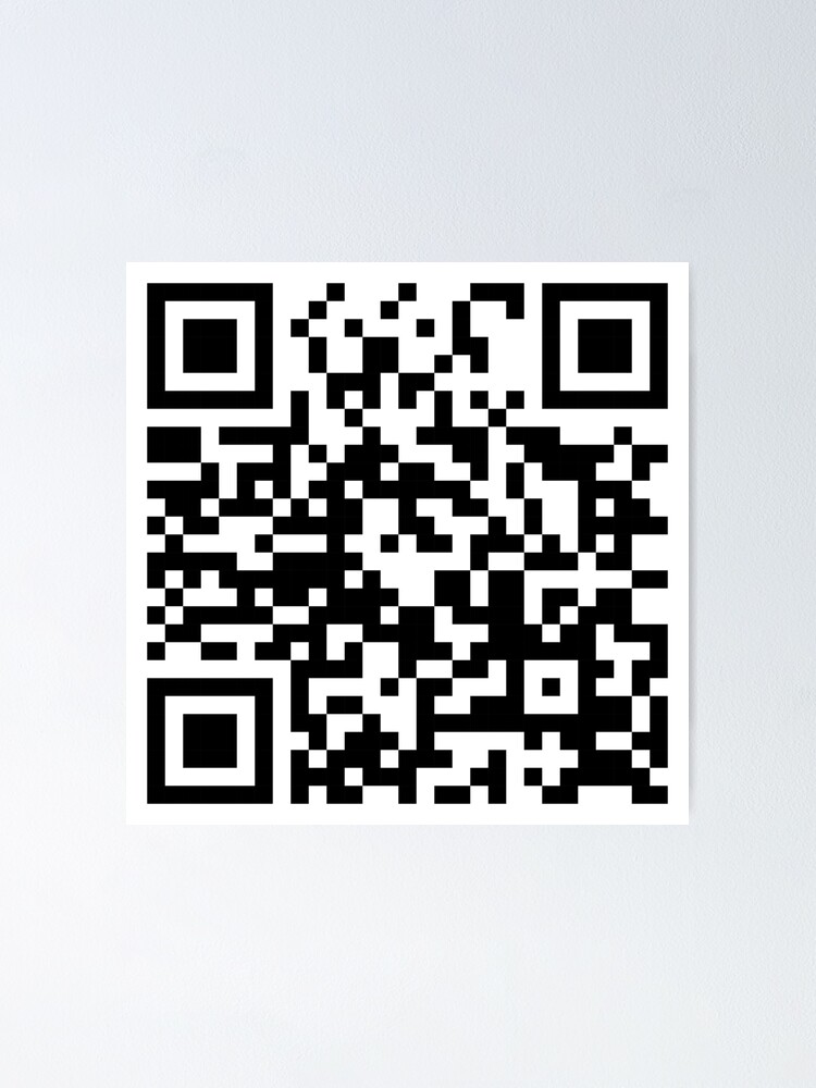 "QR Code Lenny Face Troll ╭∩╮( ͡° ͜ʖ ͡°)╭∩╮ Middlefinger :)" Poster for ...