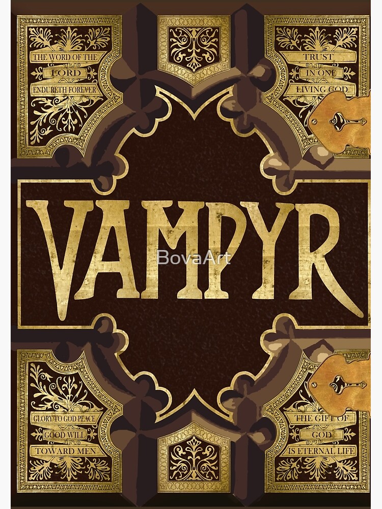 "Vampyr Book" Journal for Sale by BovaArt | Redbubble