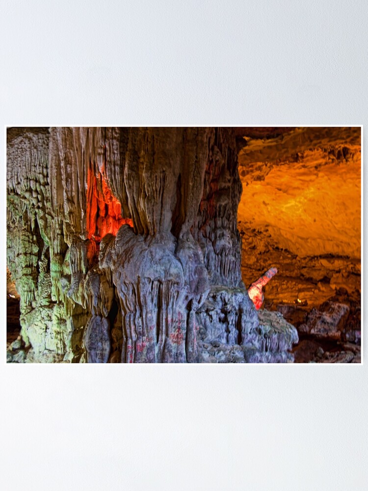 "Vietnam. Halong Bay. Cave. Rock Formation." Poster for Sale by vadim19 ...