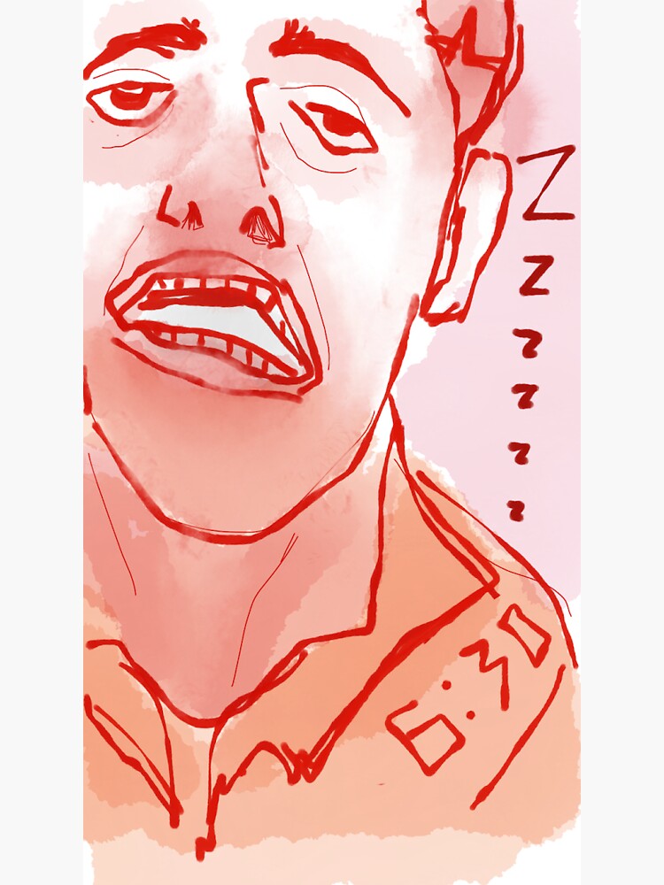 "Sleepy Icon" Sticker for Sale by 8Gitbrix | Redbubble