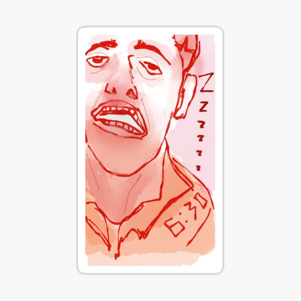 "Sleepy Icon" Sticker for Sale by 8Gitbrix | Redbubble