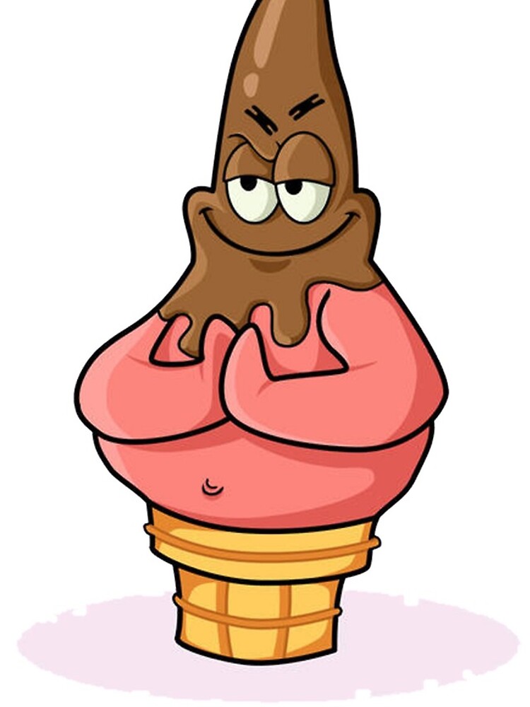 "Patrick Ice Cream Cone - Spongebob" iPhone Case for Sale by ...