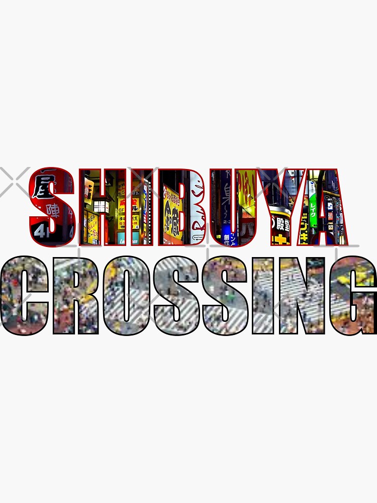 "Shibuya Tokyo" Sticker by Vienna15 | Redbubble