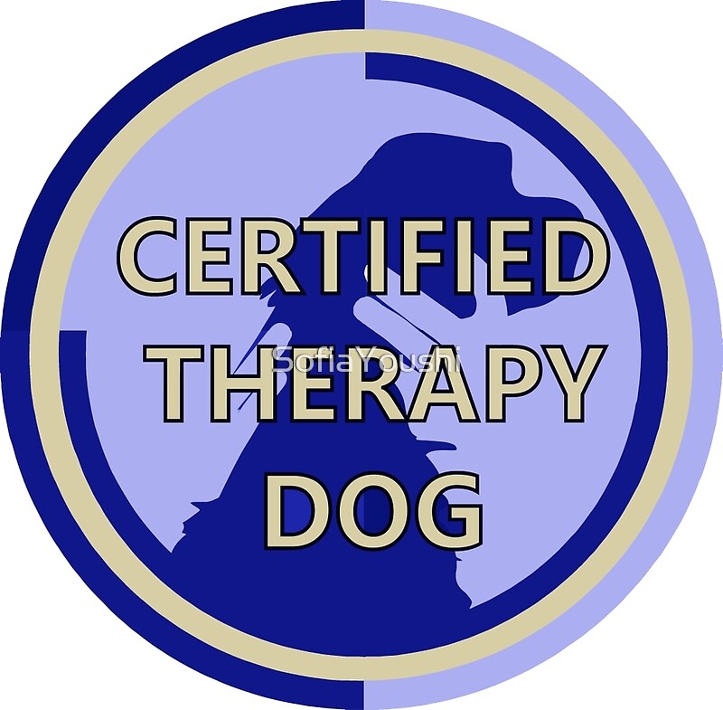 "Animal Assisted Activities - THERAPY DOG logo 9" by SofiaYoushi ...