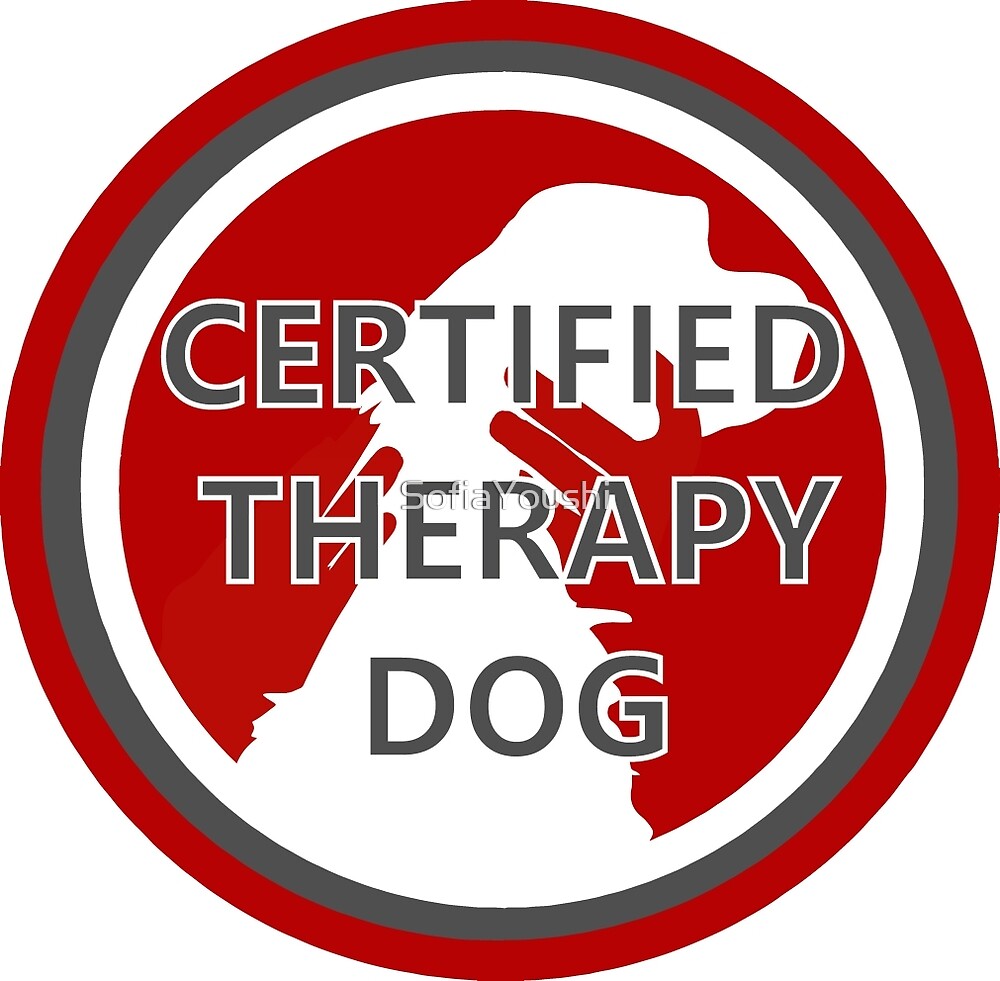"Animal Assisted Activities - THERAPY DOG logo 10" by SofiaYoushi ...