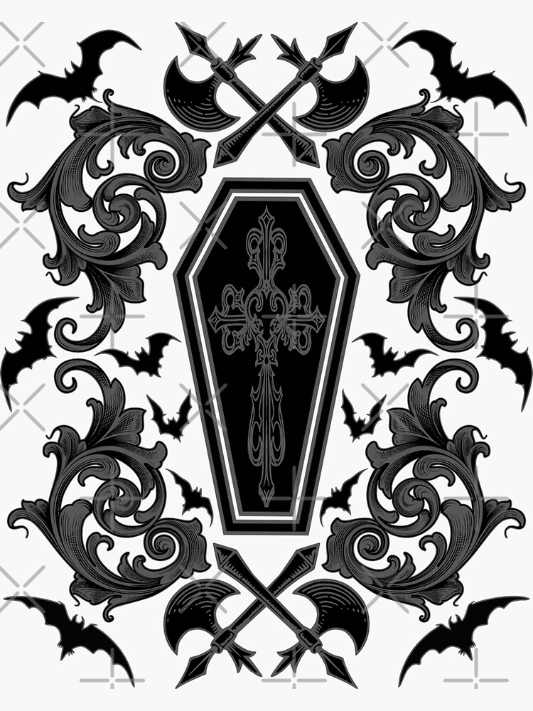 "Vampire Bat" Sticker by RavenWake | Redbubble