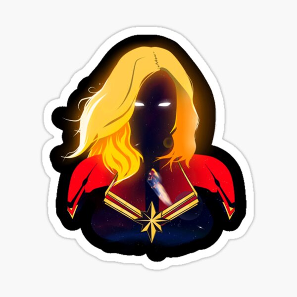 Captain Marvel Stickers | Redbubble