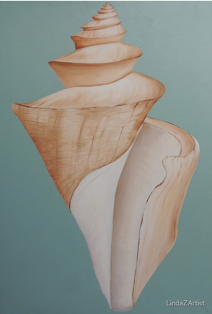 "Japanese Wonder Shell" by LindaZArtist | Redbubble
