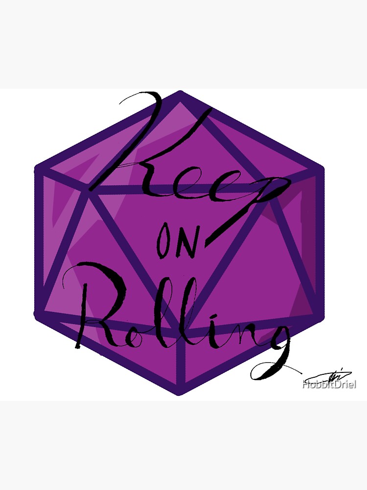 "Keep on rolling" Sticker by HobbitDriel | Redbubble