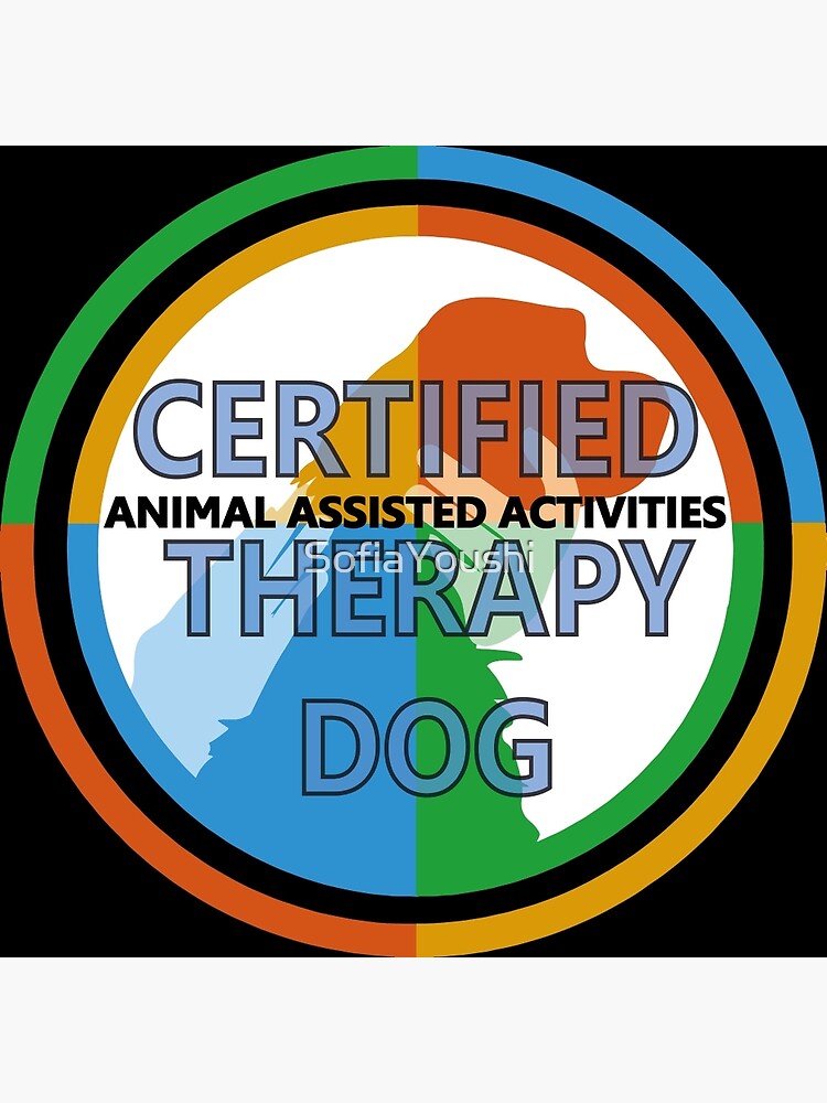 Póster «Animal Assisted Activities - THERAPY DOG logo 14» de ...