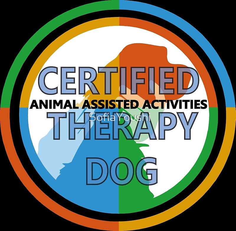 "Animal Assisted Activities - THERAPY DOG logo 14" by SofiaYoushi ...