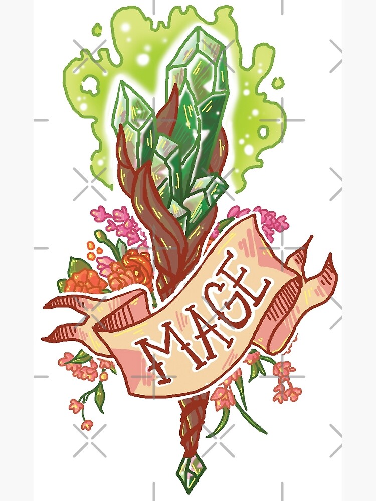 "MAGE CLASS" Art Print by ohcararara | Redbubble
