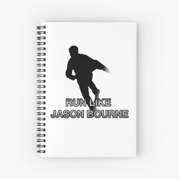 "Run Like Jason Bourne (2.0)" Spiral Notebook for Sale by ...