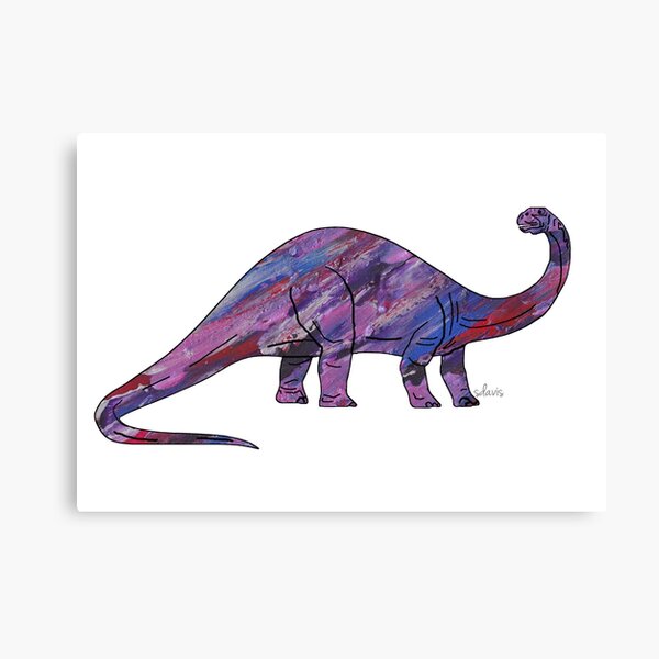 "Dinosaur Brontosaurus 51419" Canvas Print for Sale by mandalafractal ...
