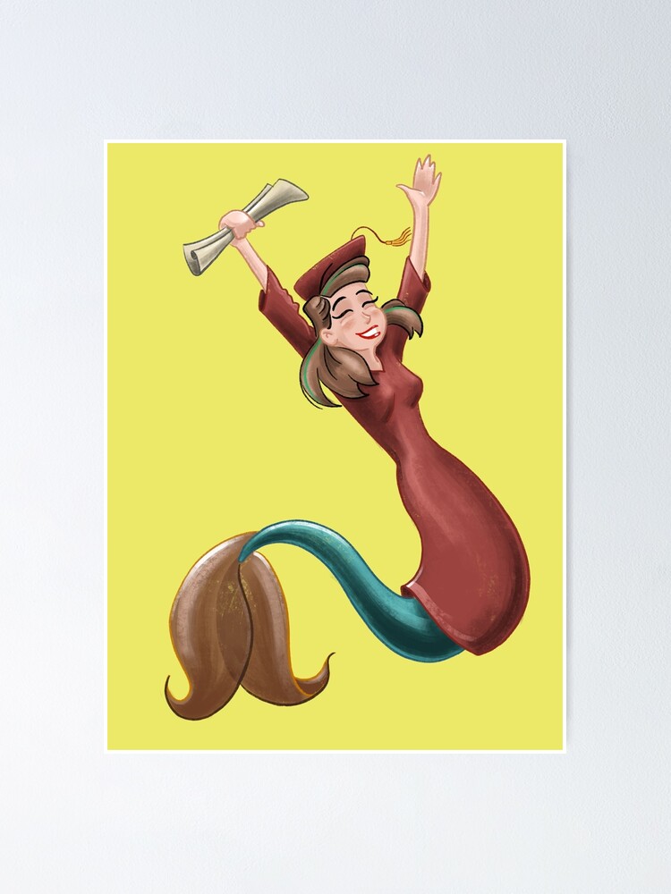 "Graduating fish school" Poster for Sale by athertoncustoms | Redbubble