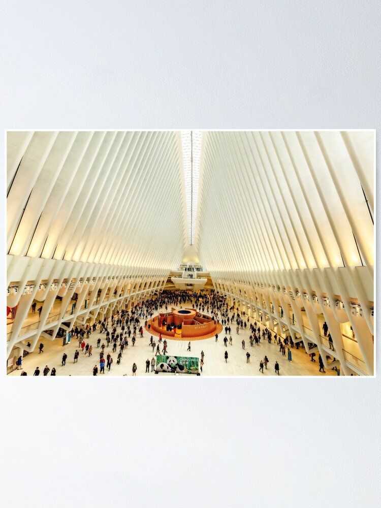 "Oculus, the One World Trade Center Ultra Modern Train Station" Poster ...