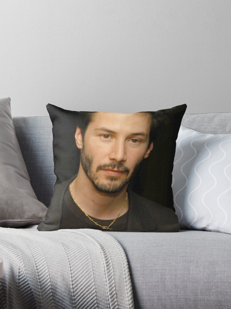 "Keanu Reeves " Pillow for Sale by literaturelover | Redbubble
