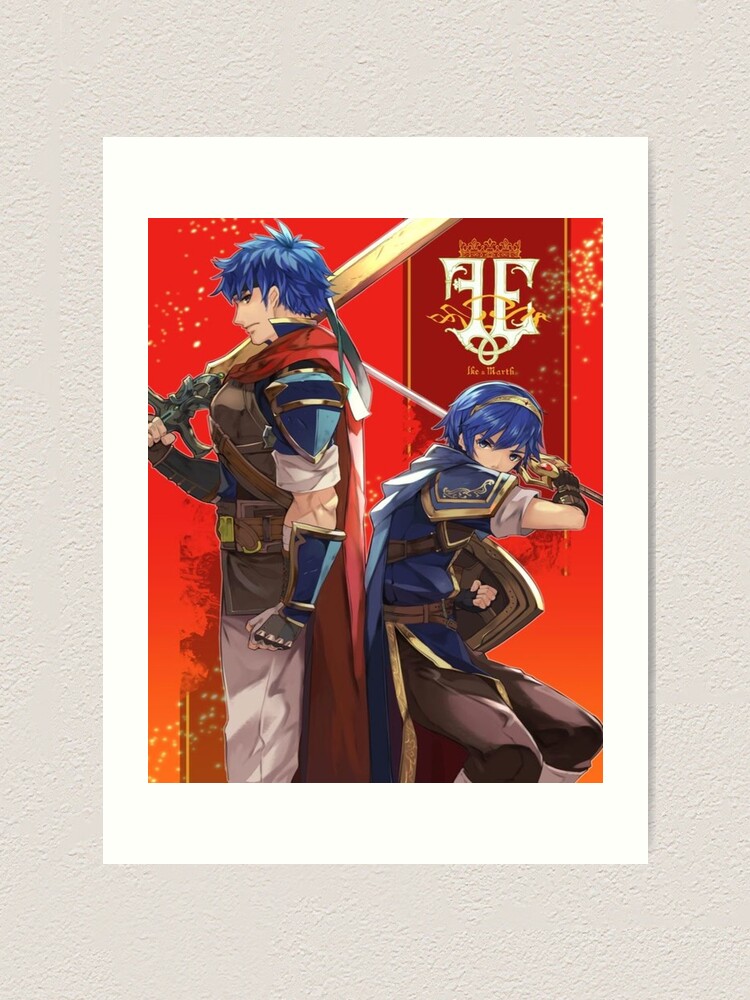 "Ike et Marth - Fire Emblem" Art Print by Hitguners | Redbubble