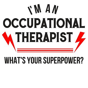 "Occupational Therapy Superhero Design, Occupational Therapist Gift ...