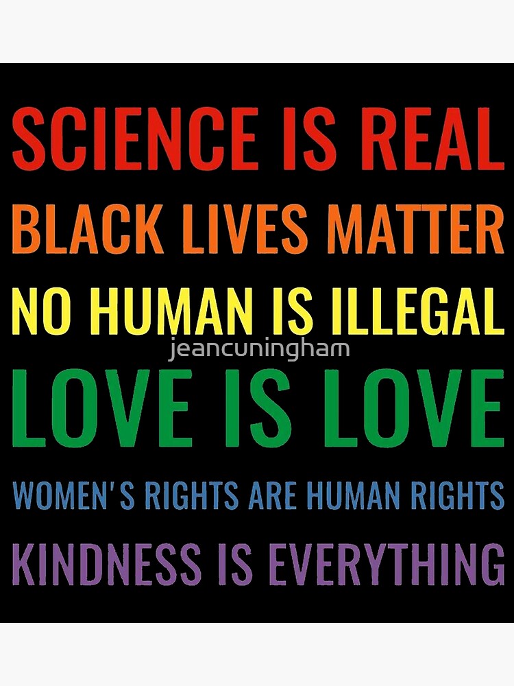"science is real" Poster for Sale by jeancuningham | Redbubble