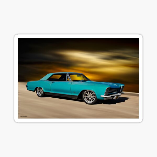 "1963 Buick Riviera Custom 2B" Sticker for Sale by DaveKoontz | Redbubble