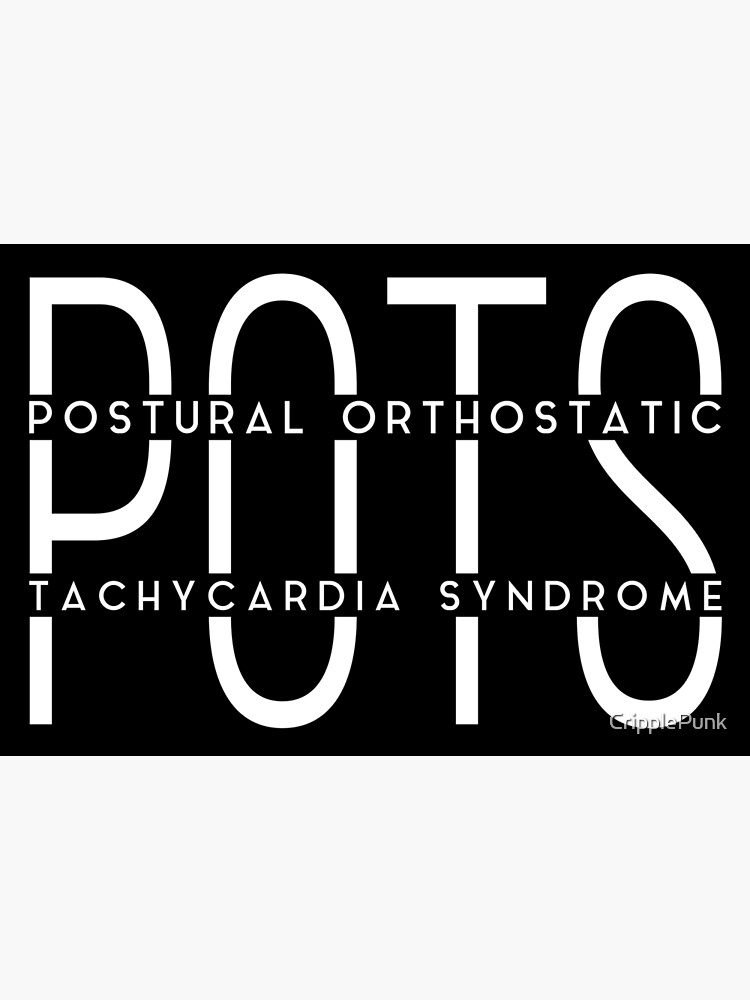 "Postural Orthostatic Tachycardia Syndrome | POTS (white logo ...