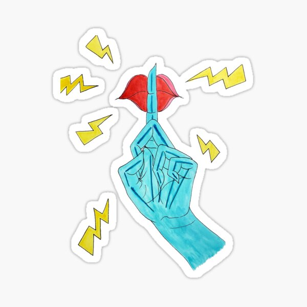 "Dead Lips Sink Ships" Sticker for Sale by superlogan15 | Redbubble