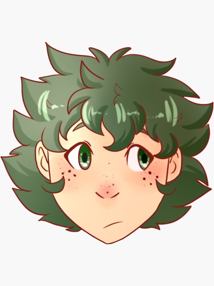 "Deku Head" Sticker by Percythetrain | Redbubble