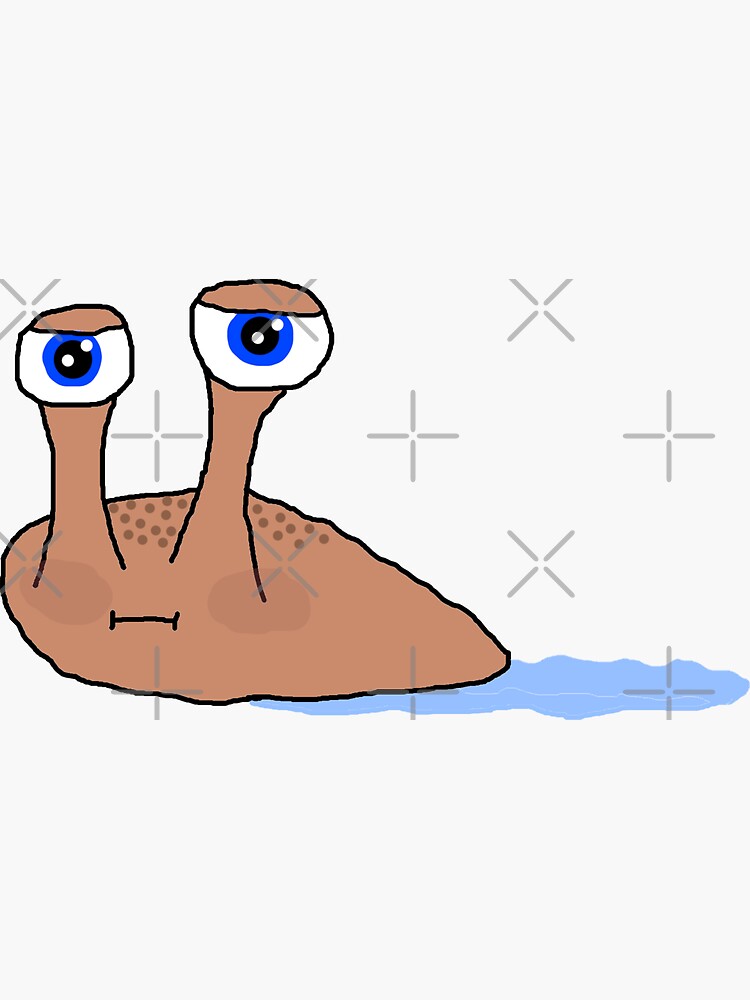 "A Sad Slug in my Dream, SSS" Sticker for Sale by yall-i-can-draw ...
