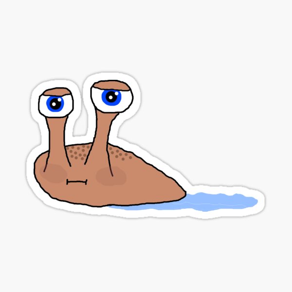 "A Sad Slug in my Dream, SSS" Sticker for Sale by yall-i-can-draw ...