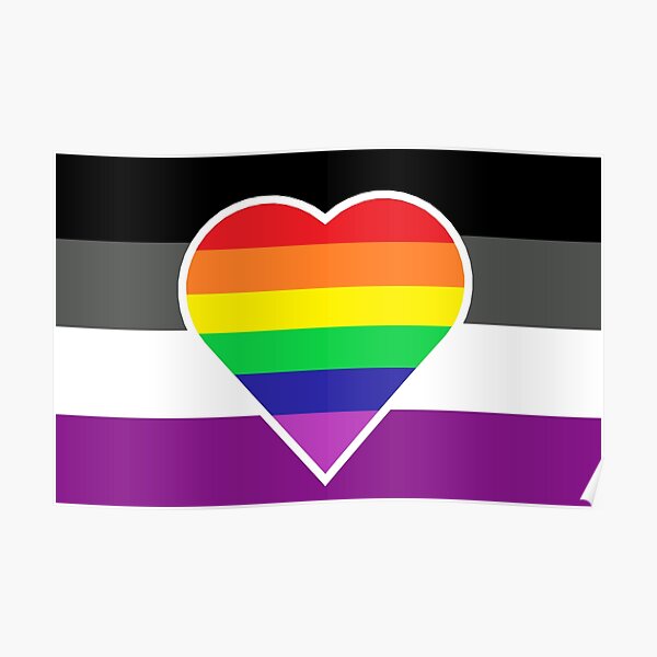 Homoromantic Asexual Wall Art | Redbubble