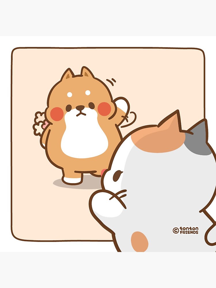 "TonTon friends - Bella & Yuta: saying goodbye" Sticker for Sale by ...