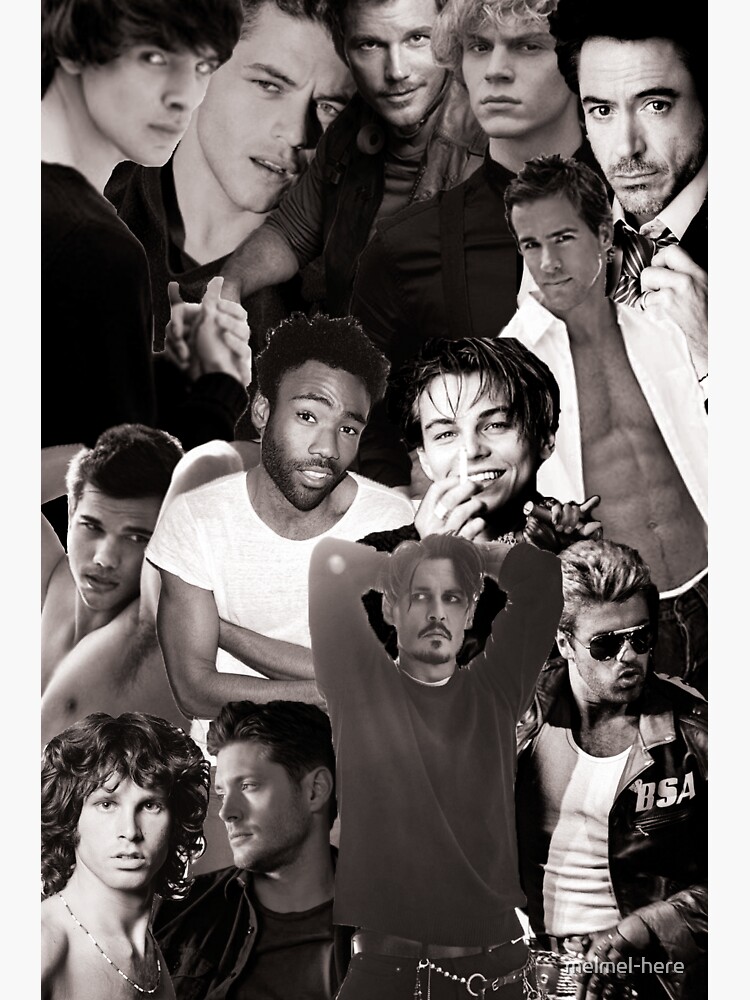 "Favorite Actors Poster" Sticker for Sale by melmel-here | Redbubble