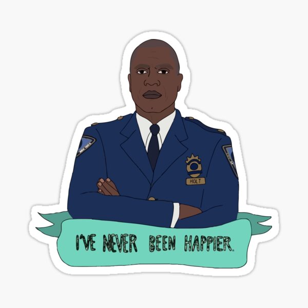 "Captain Raymond Holt" Sticker for Sale by keepo | Redbubble