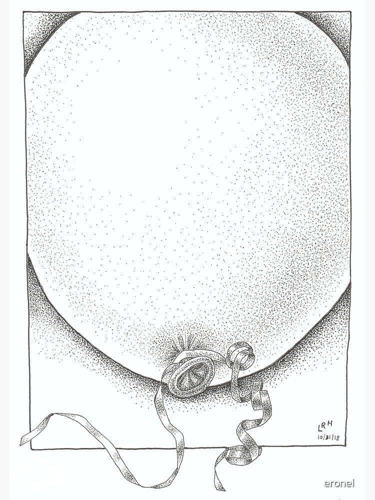 "Swollen Balloon Pen and Ink Drawing" Art Print for Sale by eronel ...