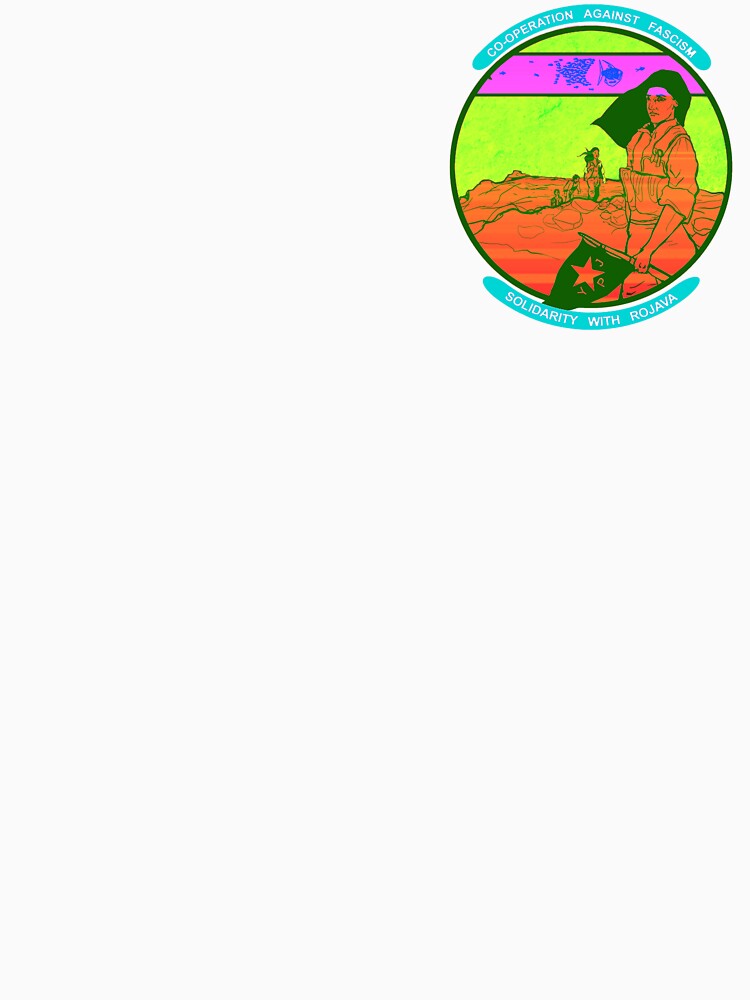 "Solidarity With Rojava - Kurdistan" T-shirt for Sale by real-leftorium | Redbubble | kurd t ...