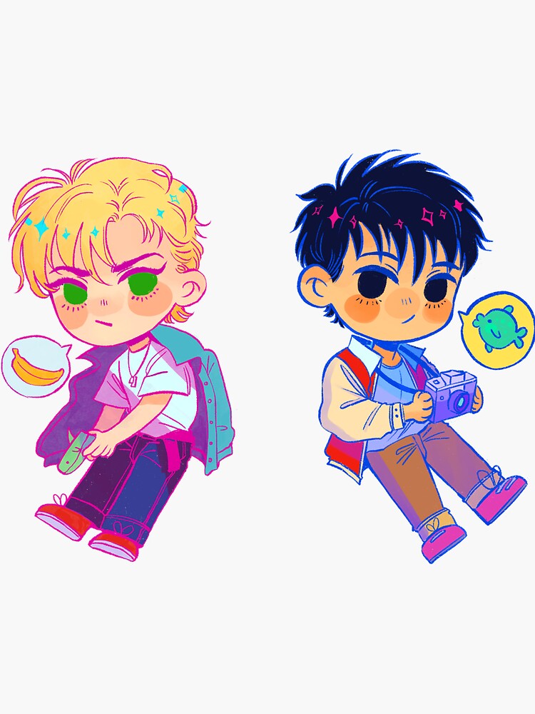 "Banana Fish" Sticker for Sale by quckidon | Redbubble