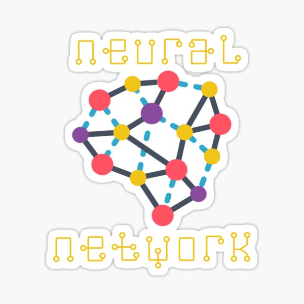 "Neural Network, Data Algorithm and Data Science shirts" Sticker by ...