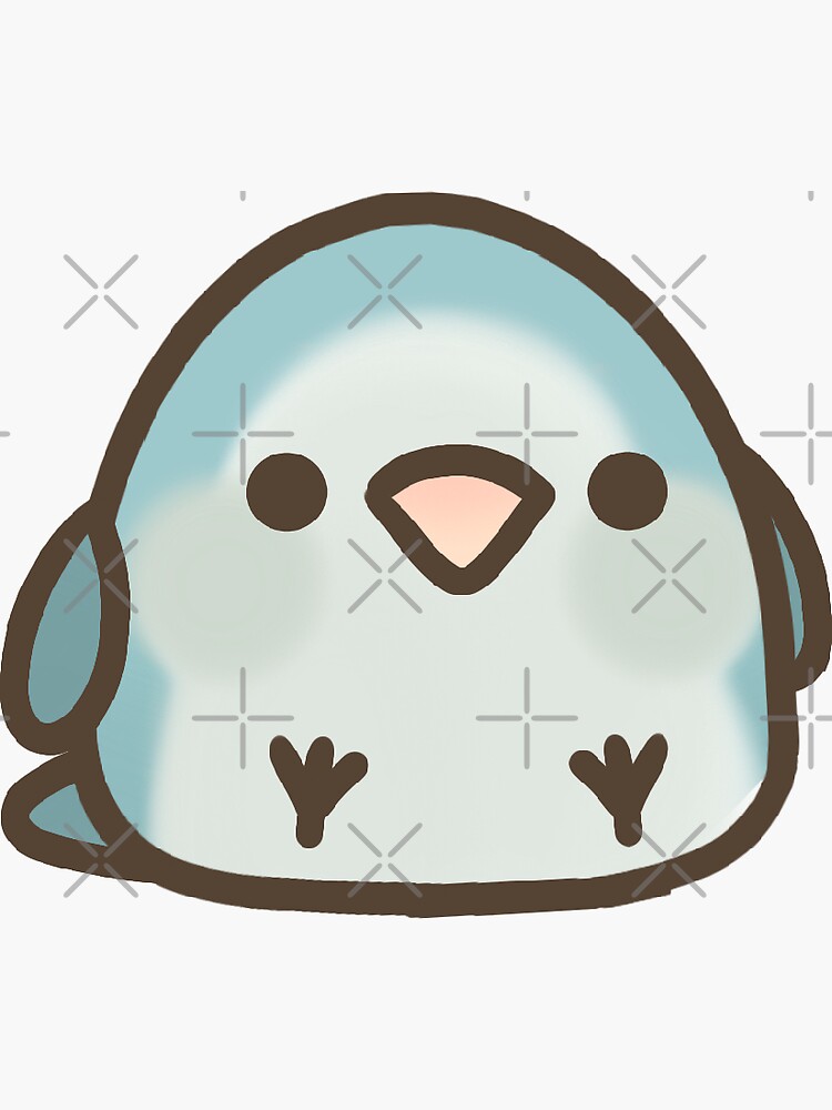 "Blue Quaker" Sticker for Sale by blirbos | Redbubble