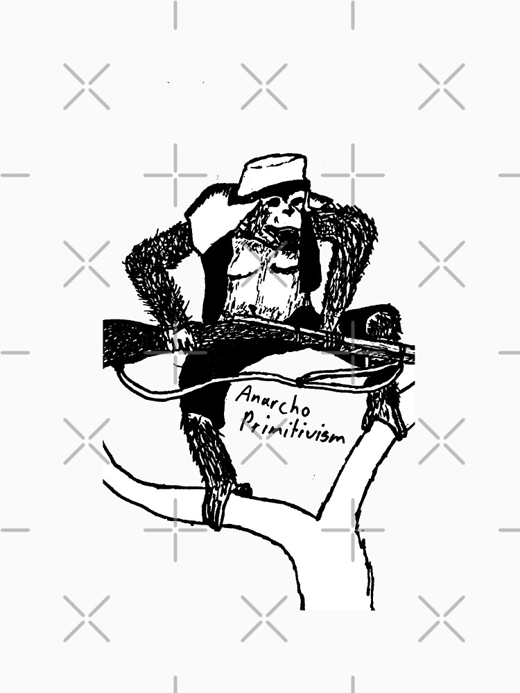 "Anarcho Primitivism" T-shirt by Diokengaard | Redbubble
